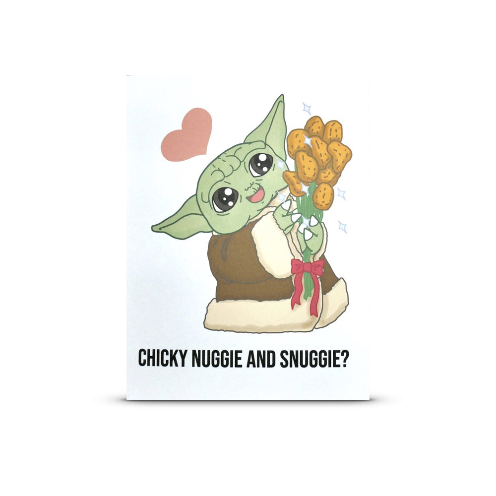 Baby Yoda Chicky Nuggies Love Card