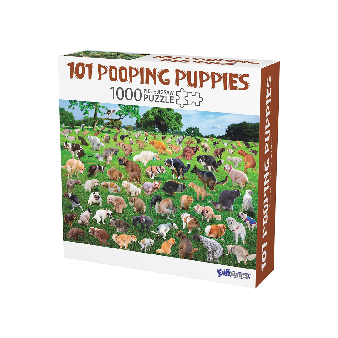 101 Pooping Puppies 1000-Piece Puzzle—The Funniest, Smelliest Puzzle We ...