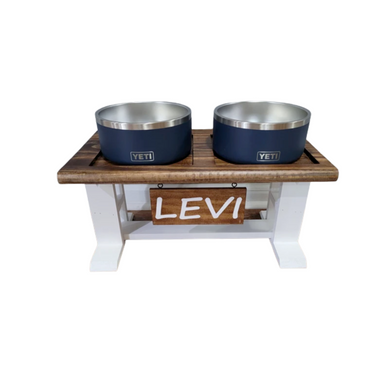 Personalized YETI Dog Bowl Stand—A Custom Addition To Their YETI Setup ...