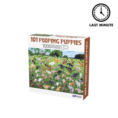 101 Pooping Puppies 1000-Piece Puzzle—The Funniest, Smelliest Puzzle We ...