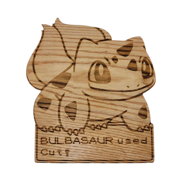 Pokemon Bulbasaur-Inspired Cutting Board—Meticulously Carved To Pay ...