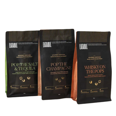 Gourmet Alcohol-Infused Popcorn Trio