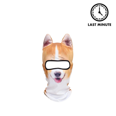 Dog 3D Face Mask—Channel Your Inner HuSKI On The Slopes - I Give Cool Gifts