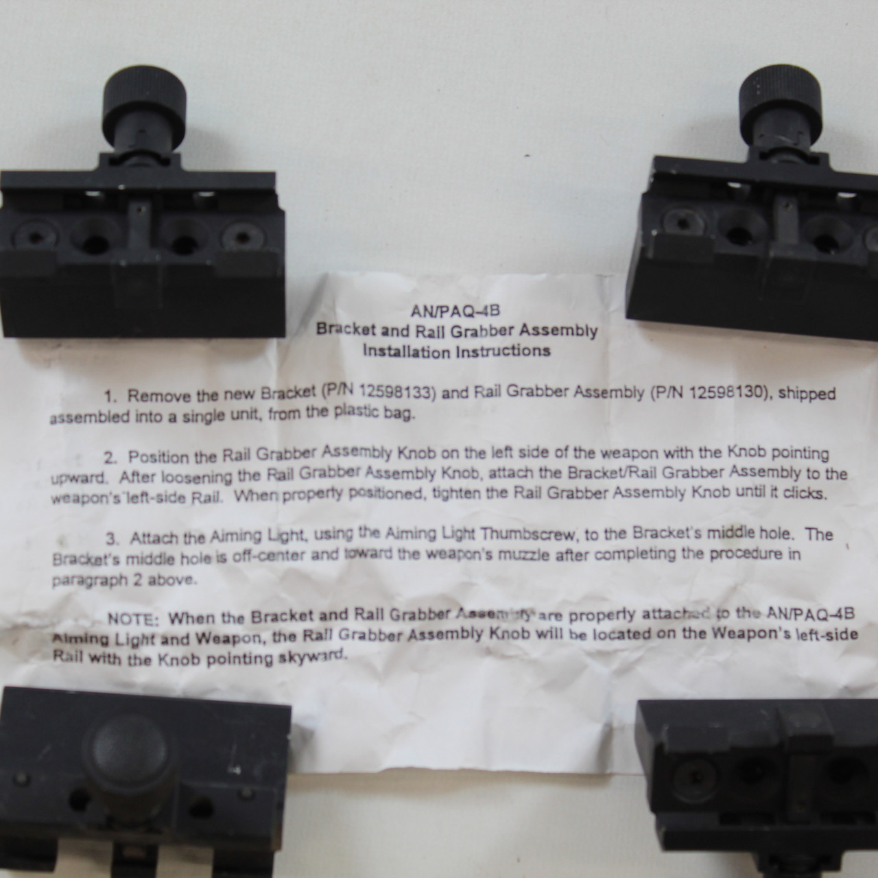 M16A2 M4 AN/PEQ2 & AN/PAQ4 Rail Mount Riser