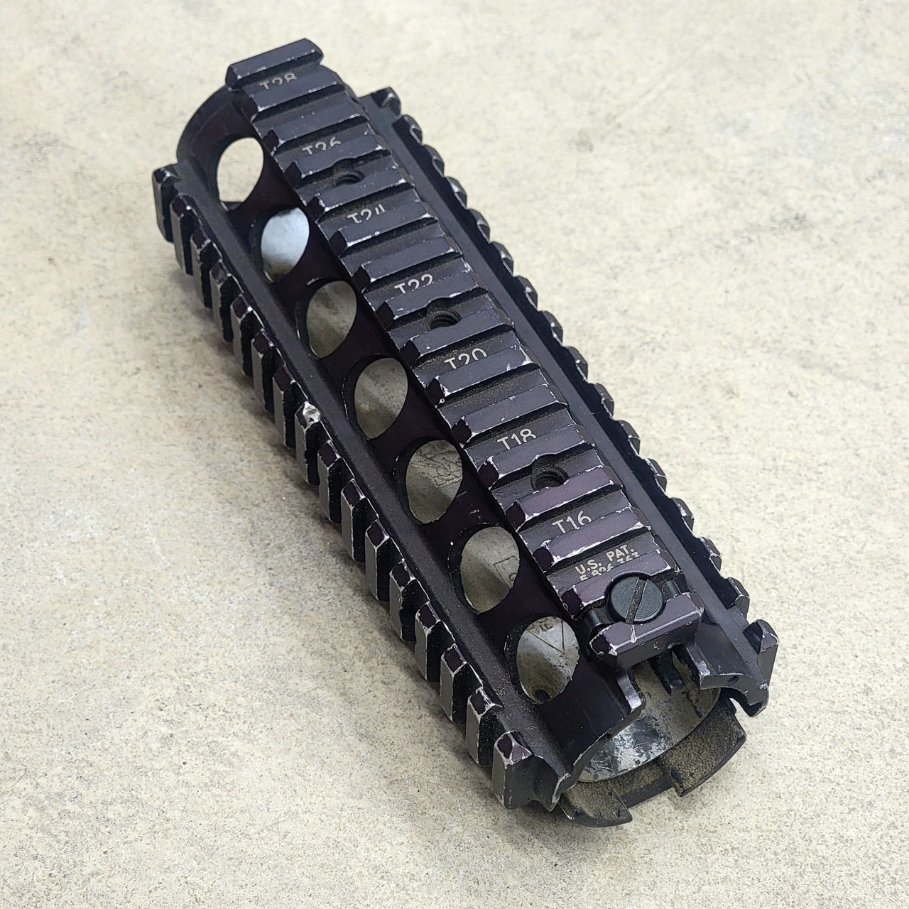 Surplus Knights Armament RAS Quad Rail Purple Anodized