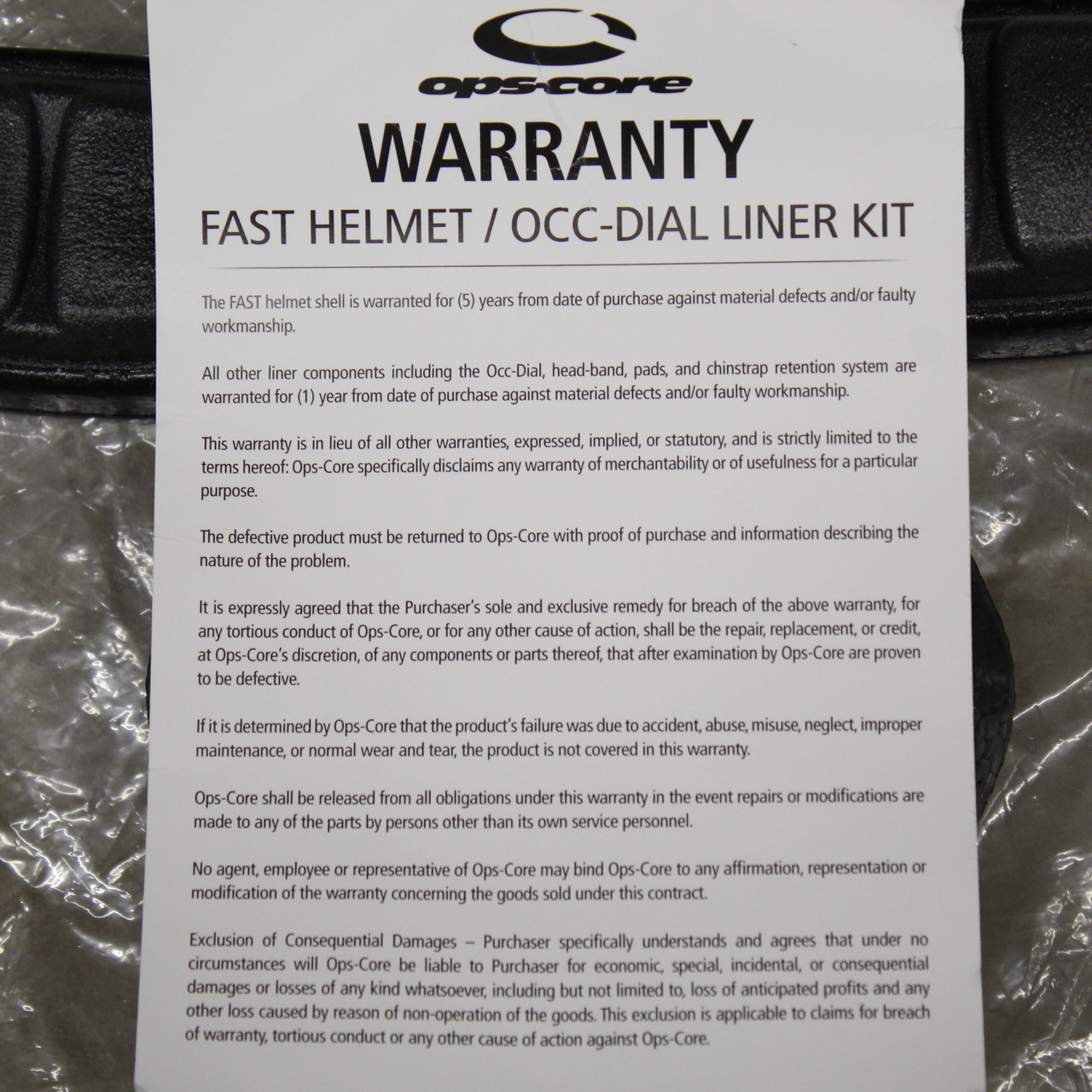 Ops-Core FAST Helmet Occ Dial Liner Pad Kit