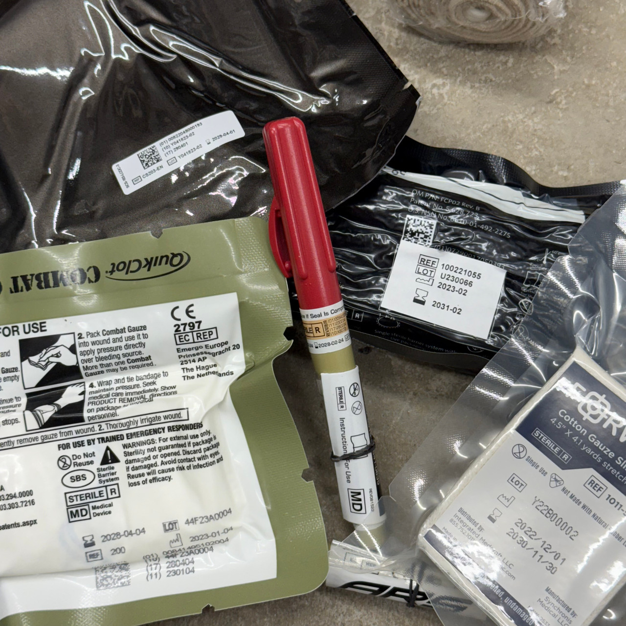 North American / Tac-Med TCCC IFAK Refill Kit