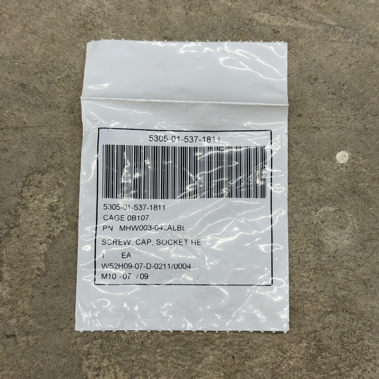 PEQ-2 & PEQ-15 Lockout Screw