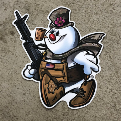 Machine Gunner Frosty The Snowman
