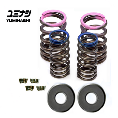 YUMINASHI HIGH LIFT PROGRESSIVE DOUBLE VALVE SPRING & RETAINER SET (MSX ...