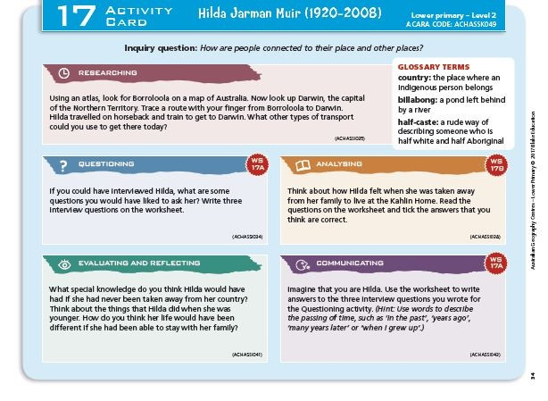 Australian Geography Centres Lower Primary | Blake Education