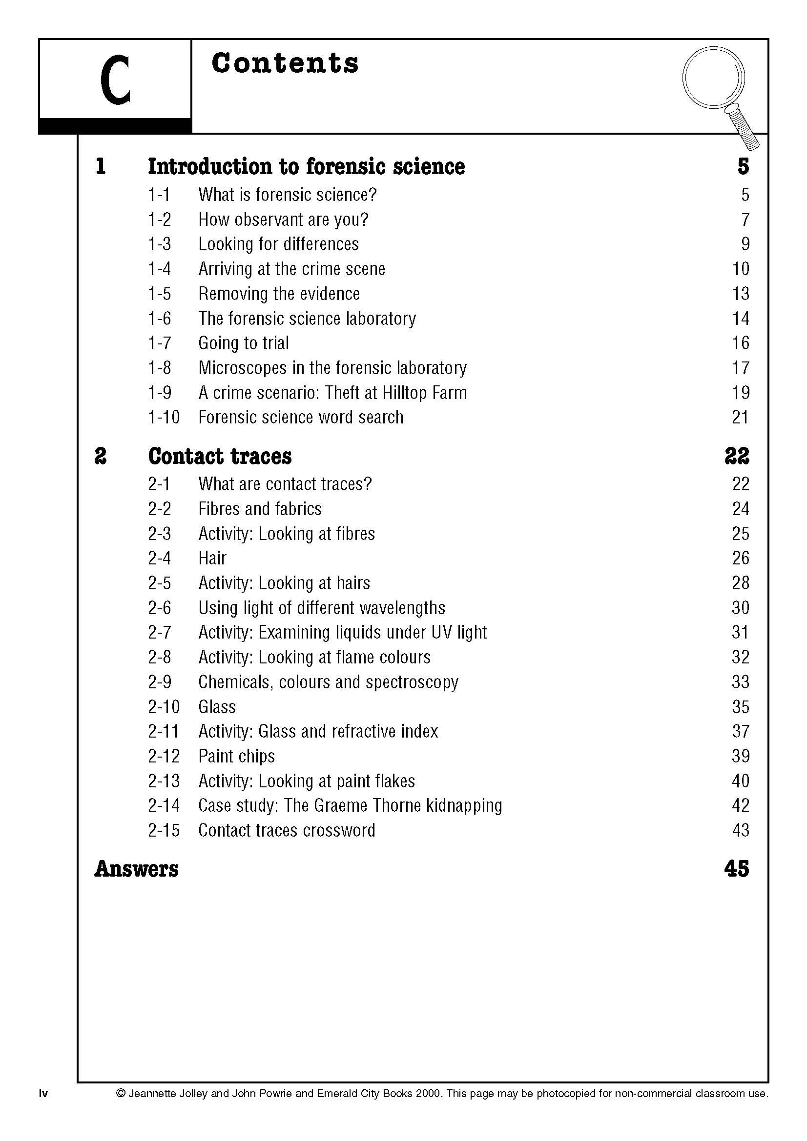 Forensic Science for High Schools - Book 1 | Blake Education