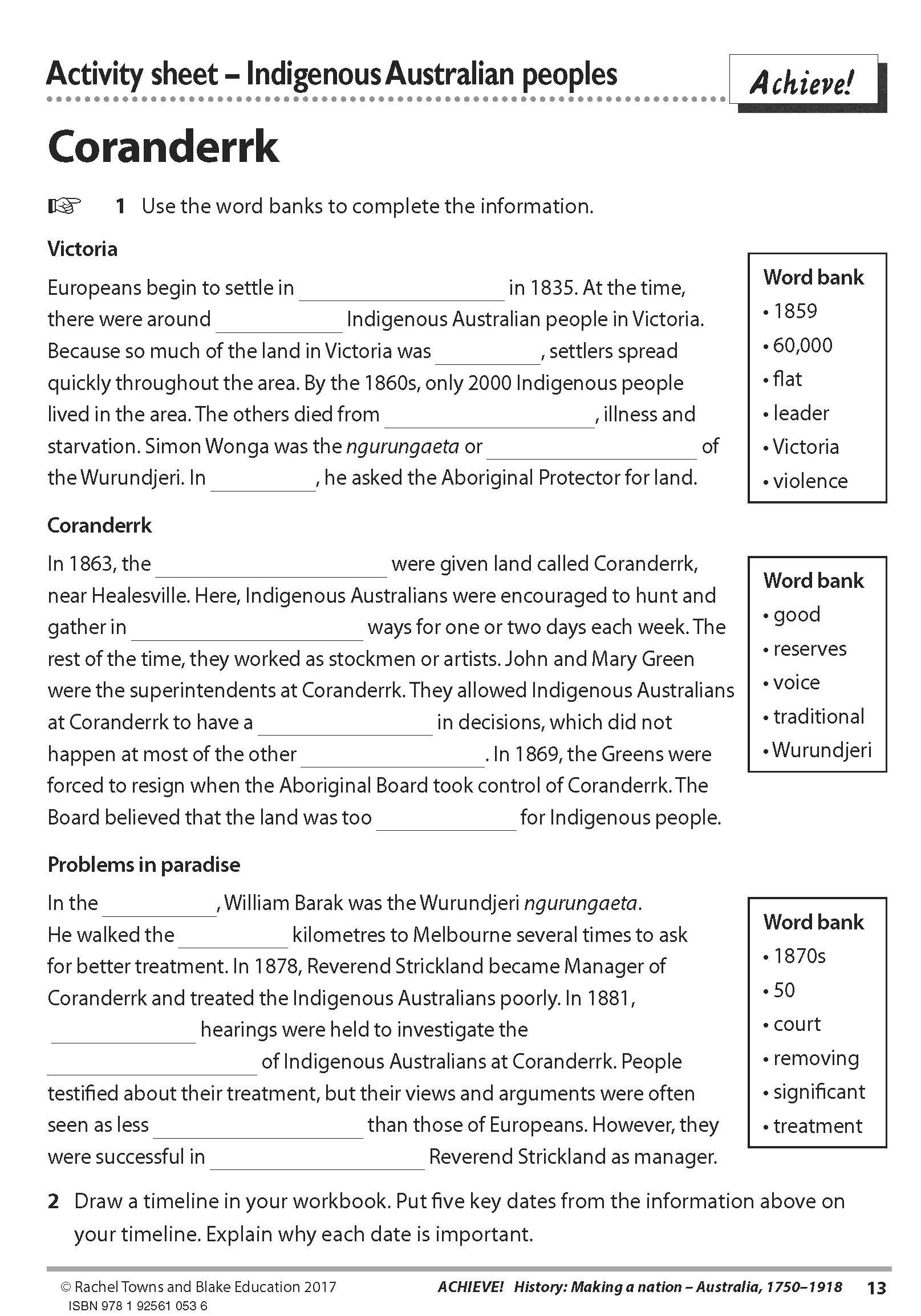 Achieve! History - Making a Nation - Australia | Blake Education