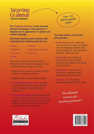 Targeting Grammar - Upper Primary | Blake Education
