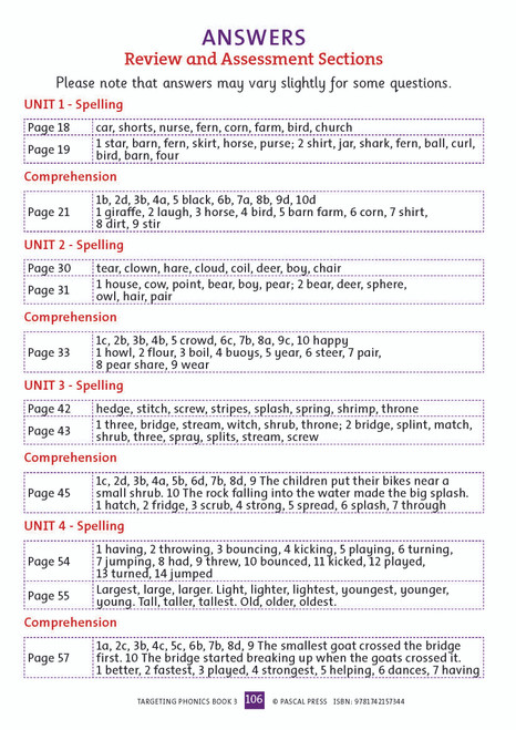Targeting Phonics Book 3