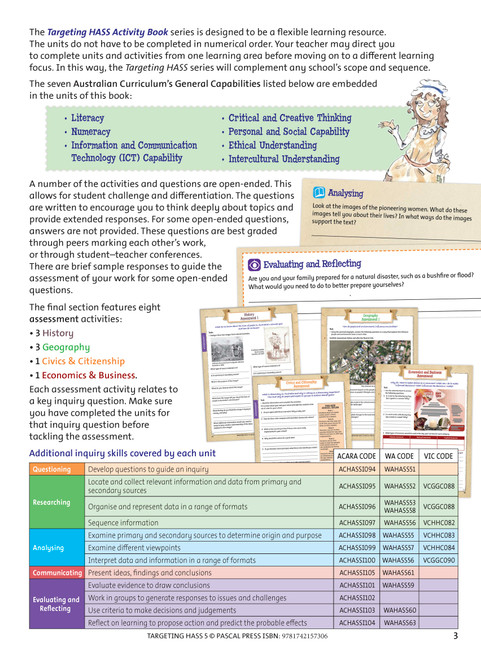 Targeting HASS Activity Book Year 5