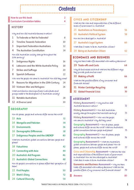Targeting HASS Activity Book Year 6