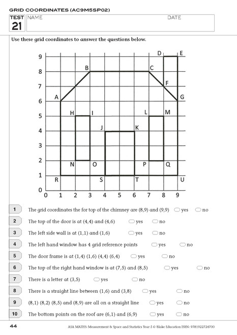 Achievement Standards Assessment: Measurement & Space, Statistics ...