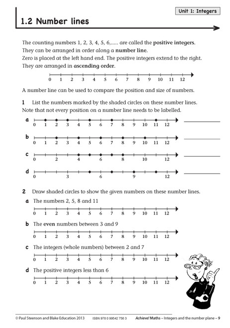 Achieve! Maths - Integers & the Number Plane | Blake Education