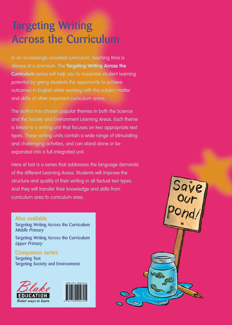 Targeting Writing Across the Curriculum Lower Primary | Blake Education