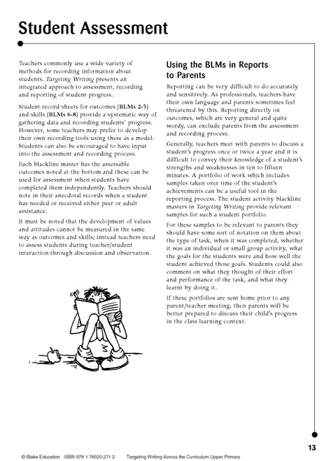Targeting Writing Across the Curriculum Upper Primary | Blake Education