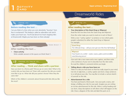 Blake's Learning Centres Comprehension & Writing Response UP | Blake ...