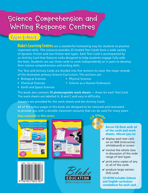 Blake's Learning Centres Science Comprehension & Writing UP | Blake ...
