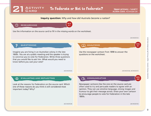 Blake's Learning Centres: Australian History Centres UP | Blake Education