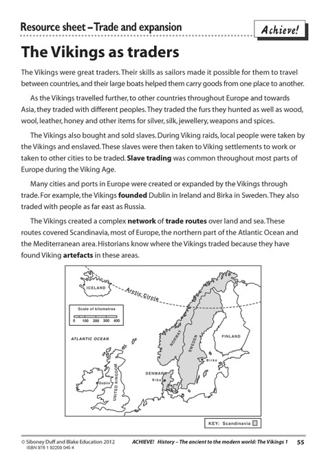 Achieve! History - The Ancient to the Modern World: The Vikings 1 ...