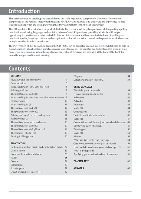 Maximising Test Results - NAPLAN*-style Literacy: Quick Skills Tests ...