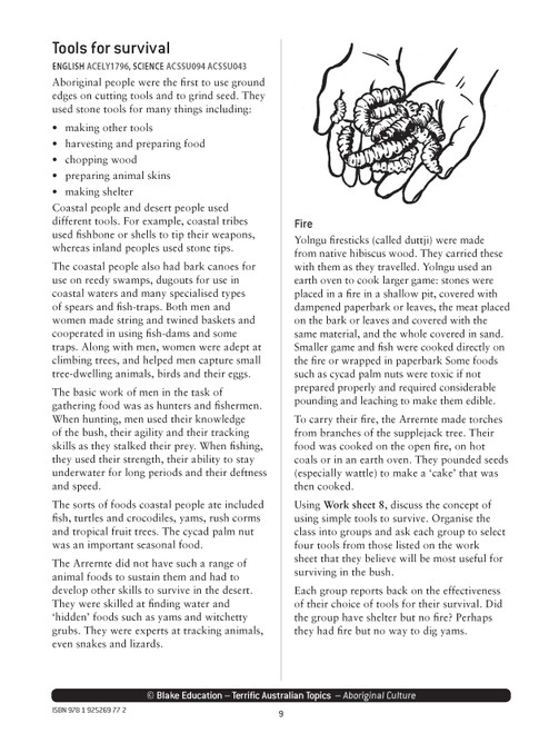Terrific Australian Topics - Aboriginal Culture - UP - Blake Education