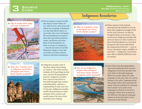 Australian Geography Centres Middle Primary | Blake Education