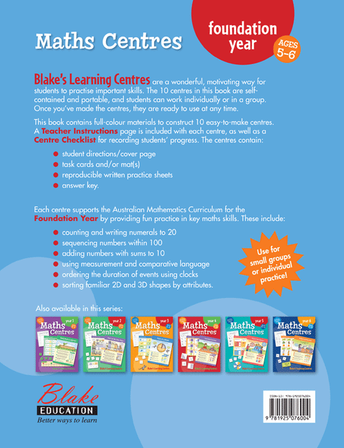 Blake's Learning Centres: Maths Foundation | Blake Education
