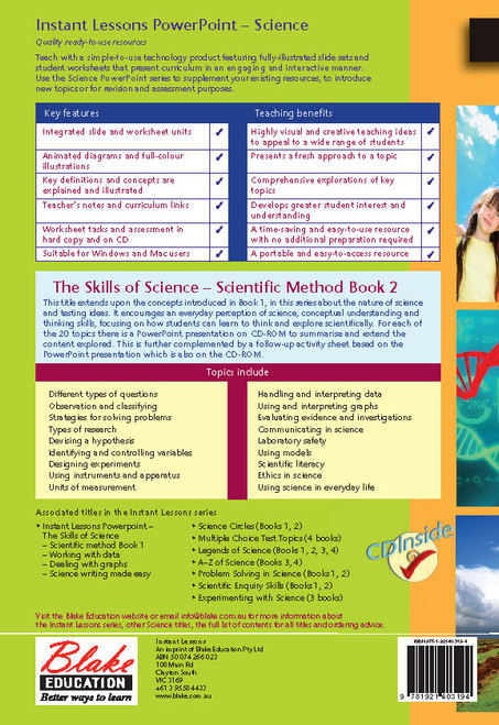 Instant Lessons PowerPoint - The Skills of Science - Scientific Method ...