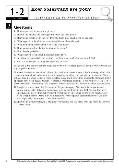 Forensic Science for High Schools - Book 1 | Blake Education