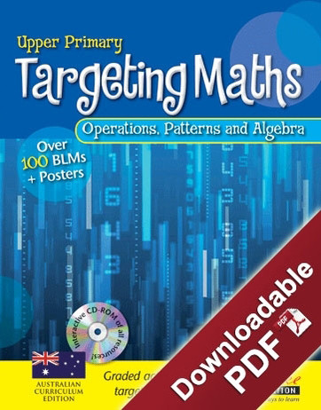 Targeting Maths - Upper Primary - Operations, Pattern and Algebra New ...