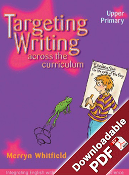 Targeting Writing Across the Curriculum Upper Primary | Blake Education