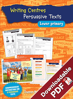 Blake's Learning Centres: Writing Persuasive Texts LP | Blake Education
