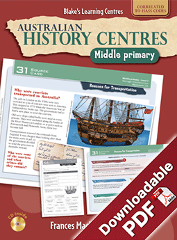 Blake's Learning Centres: Australian History Centres MP | Blake Education