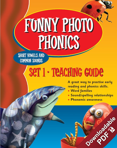 Funny Photo Phonics - Set 1 - Teaching Guide - Blake Education