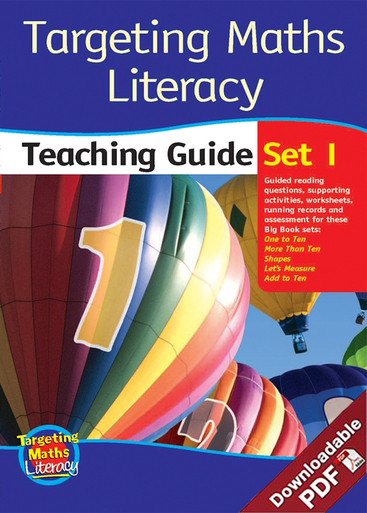 Targeting Maths Literacy Set 1 Teaching Guide | Blake Education