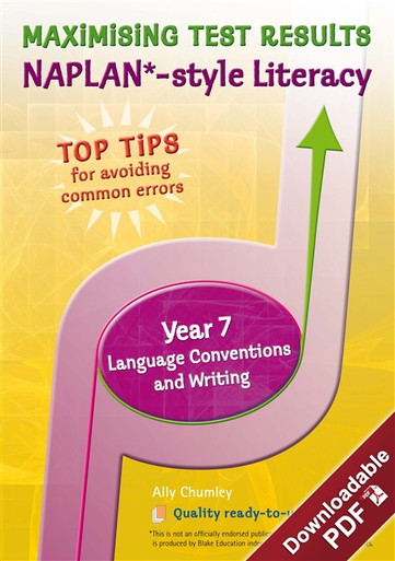 Maximising Test Results - NAPLAN*-style Year 7 Literacy: Language ...