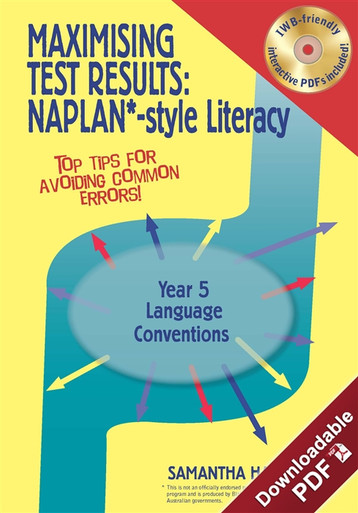 Maximising Test Results - NAPLAN*-style Year 5 Literacy: Language ...