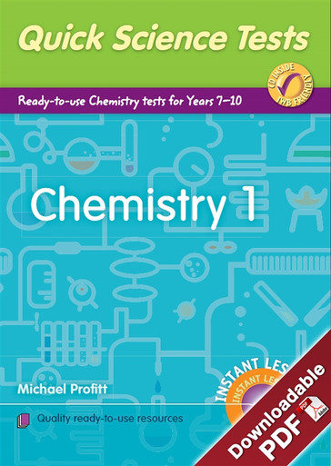 Instant Lessons - Quick Science Tests - Chemistry 1 | Blake Education