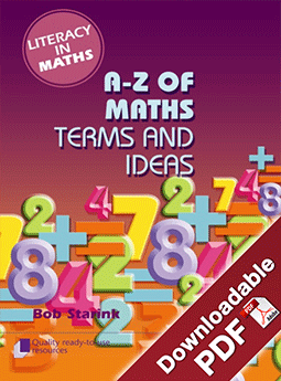 Literacy in Maths - A - Z of Maths Terms and Ideas | Blake Education