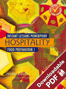 Instant Lessons PowerPoint - Hospitality - Food Preparation 1 | Blake ...