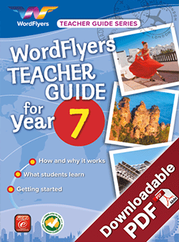 WordFlyers Teacher Guide - Year 7 | Blake Education