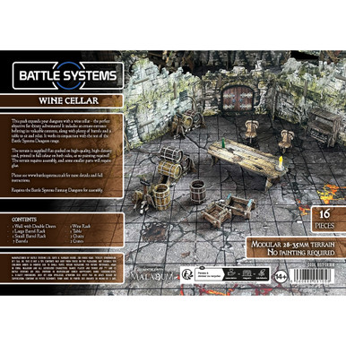Fantasy Dungeon Terrain Wine Cellar - Your Hobby Place