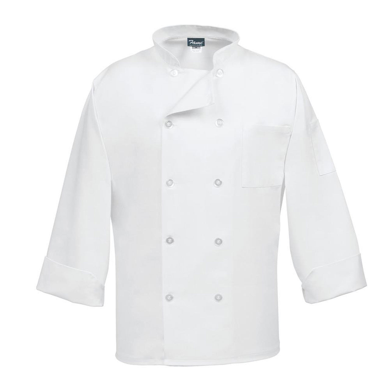 10 Button Classic White Chef Coat, SS. Fame C10PS|Wholesale Chef Coats ...