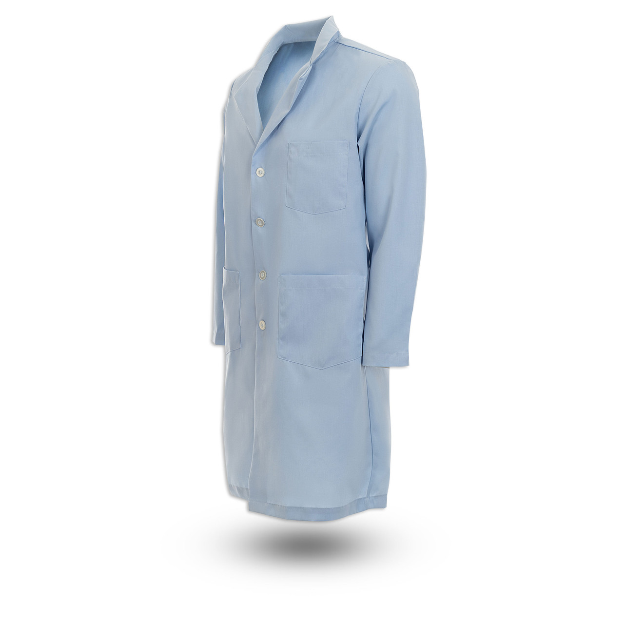 L17M Light Blue Men's Lab Coat |Men's Long Lab Coats